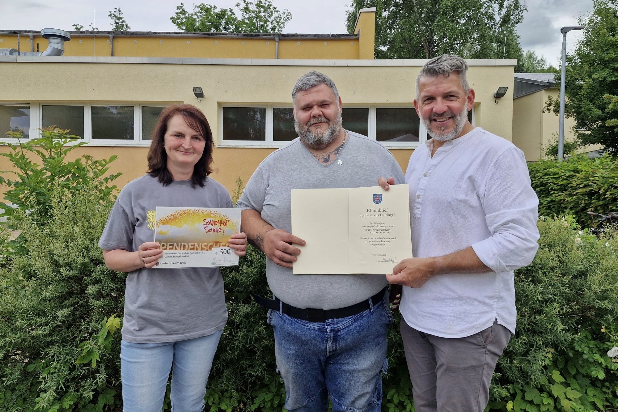 Ehrenbrief des Freistaats Thüringen für Tobias Benich –Höhepunkt beim ...